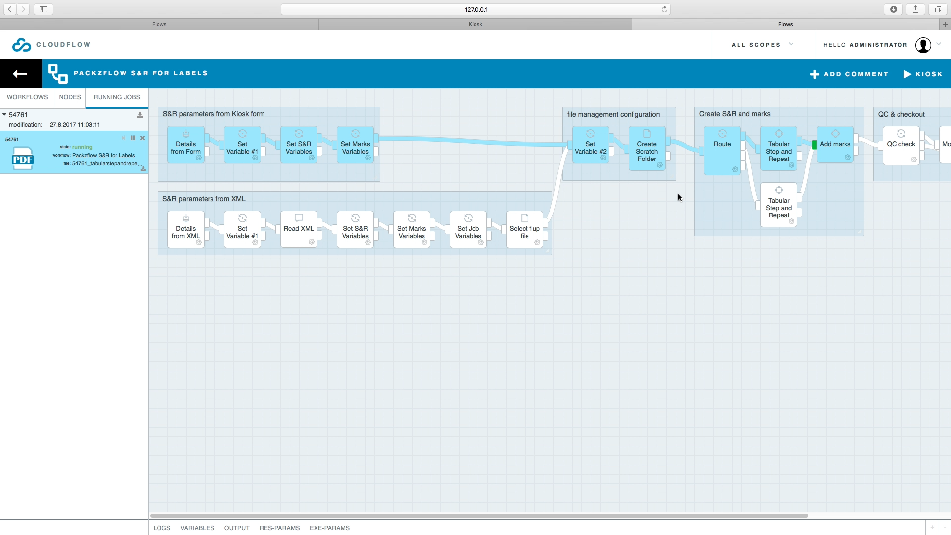 CLOUDFLOW MODUL WORKSPACE | HYBRID Software