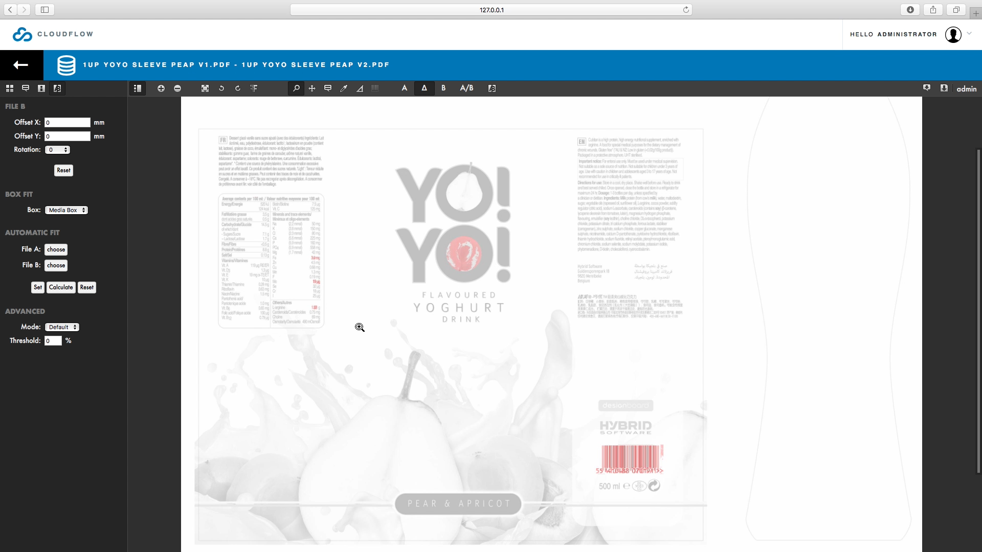 CLOUDFLOW MODUL PROOFSCOPE | HYBRID Software
